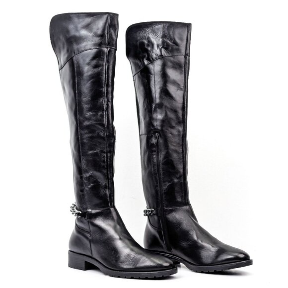 Kurt Geiger | Shoes | Kurt Geiger London Women Vito Otk Black Leather ...